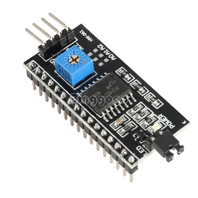 I2C SERIAL INTERFACE Module for LCD Display 1602 IIC SPI TWI For ...