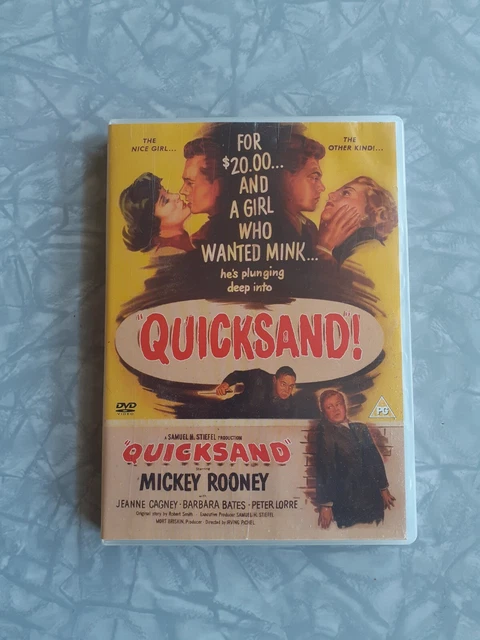 QUICKSAND 1950 DVD Peter Lorre, Barbara Bates, Jeanne Cagney, Mickey ...