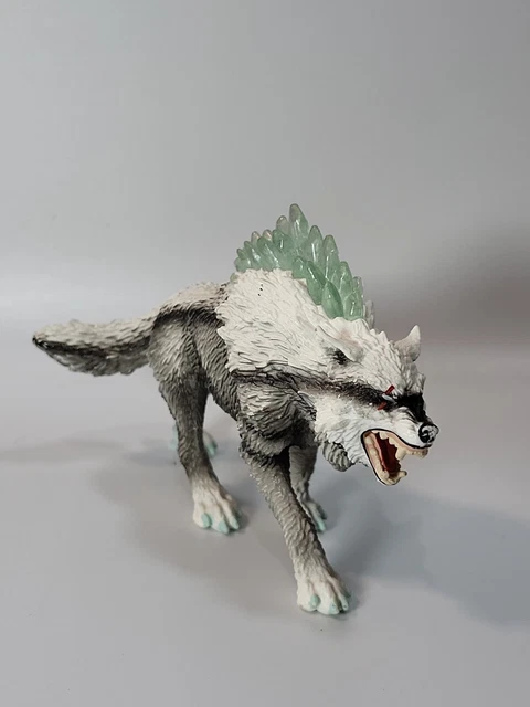 SCHLEICH ELDRADOR CREATURES ICE WORLD SNOW WOLF FIGURE - Fantasy ...