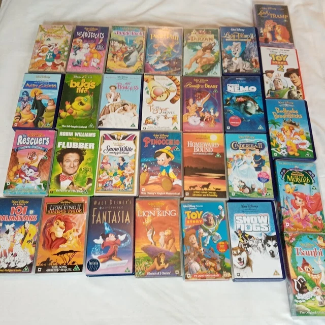 WALT DISNEY VHS Video Lot 6 VHS tapes EUR 9,15 - PicClick FR