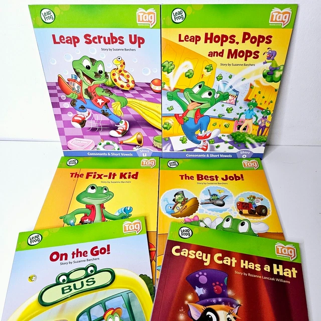 LEAP FROG TAG Consonants & Short Vowels a e i o u and review Book $35. ...