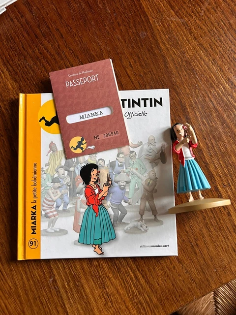 FIGURINE TINTIN COLLECTION officielle n° 91 Miarka la petite bohémienne ...