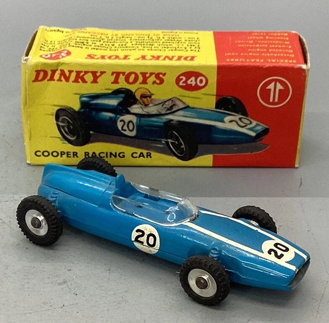 DINKY TOYS #240 Cooper Racing Car Blue Grand Prix 20 - Missing Driver ...