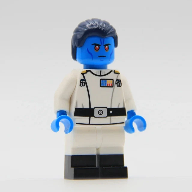 LEGO STAR WARS - Thrawn Custom Minifigure - Rais Light Customs Brick ...