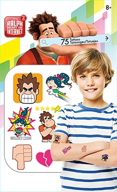 DISNEY WRECK IT Ralph Temporary Tattoo Pack - 75 Tattoos £4.99 ...