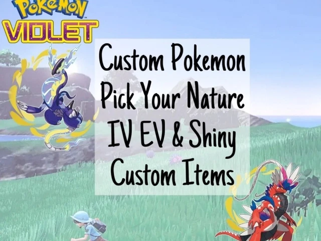 POKEMON SCARLET/VIOLET ANY 6 Custom POKEMON! CUSTOM/COMPETITIVE Team ...