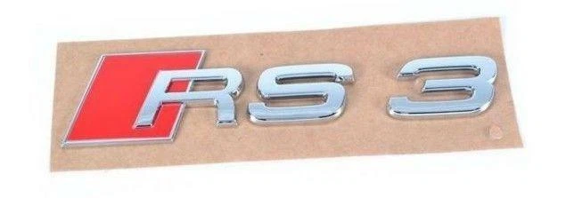 GENUINE OEM AUDI RS3 Sportback Rear Emblem Lettering Badge Decal $80.88 ...