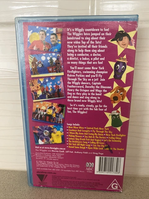 THE WIGGLES VHS TOP OF THE TOTS Video ABC 2004 The Original Wiggles ...