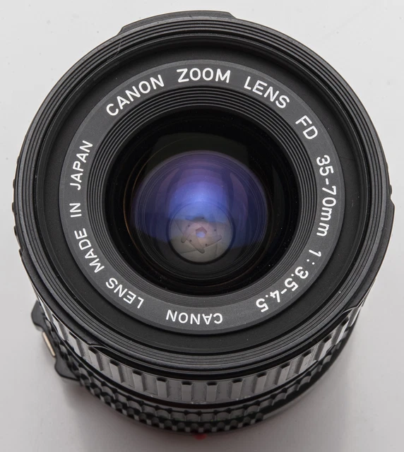 OBJECTIF ZOOM CANON Lentille Fd-Nex 35-70mm 35-70 MM 1:3 .5-4.5 3.5-4.5 EUR 109,92 - PicClick FR