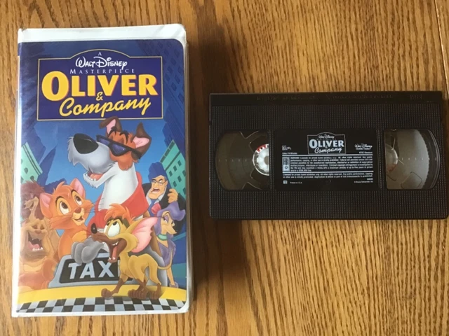 OLIVER AND COMPANY VHS video tape, Walt Disney Masterpiece, Clam-Shell ...