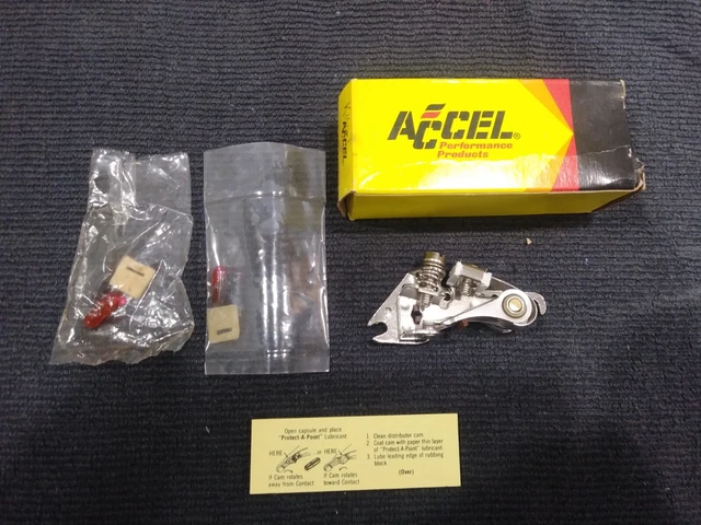 N.O.S. VINTAGE 70'S ACCEL Ignition 110127 Contact Set-Breaker Points ...