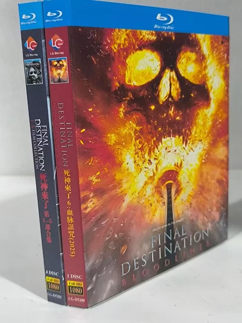 FINAL DESTINATION 1-6 (2025) Series 5-Discs New Box Set £36.91 ...