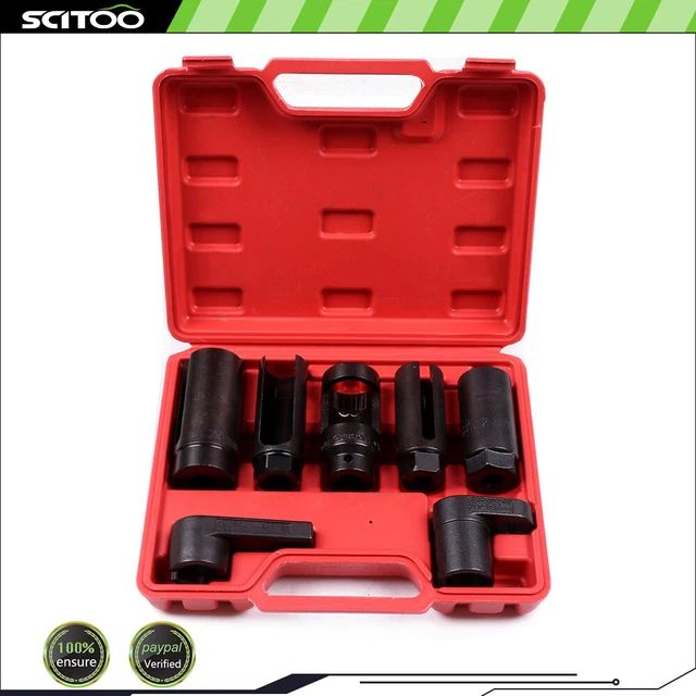 O2 OXYGEN SENSOR&OIL Pressure Sending Unit Master Sensor Socket Set 7pc ...
