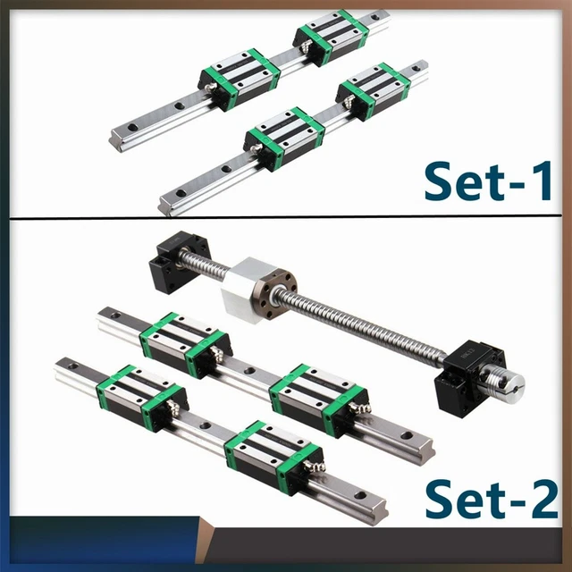 HGR15 HGR20 LINEAR guide + linear car block & SFU1605 ball spindle CNC ...