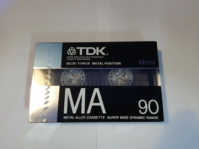 TDK MA 90 Audio compact cassette , METAL POSITION type IV . " NOS" . EUR 45,00 - PicClick FR