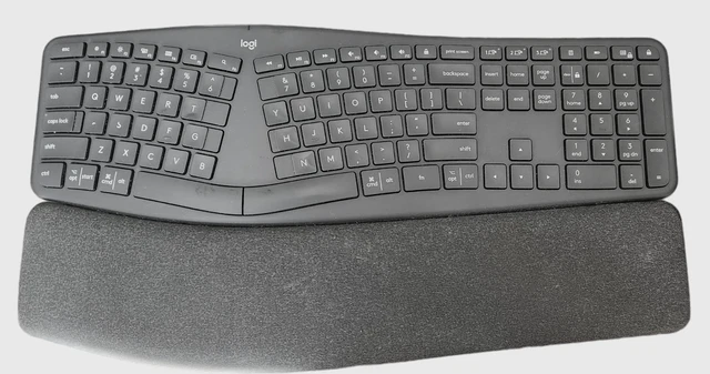 LOGITECH ERGO K860 Ergonómico Split Teclado Inalámbrico Tamaño Completo ...