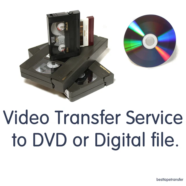 TRANSFER CONVERT PAL SECAM Mini DV, Hi8, 8mm, VHS video tape to DVD or ...
