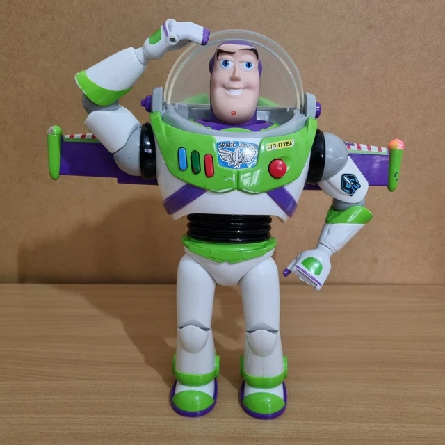 BUZZ LIGHTYEAR INTERACTIVE Talking Toy Action Disney Pixar Working 12 ...