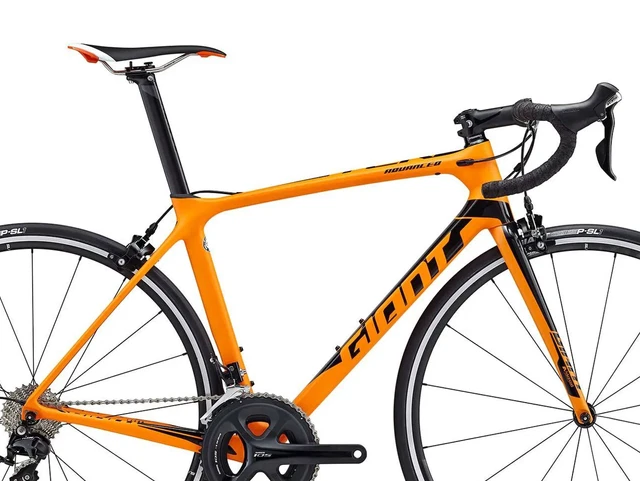 GIANT TCR ADVANCED Pro Carbon Frameset Size M/L 56cm Orange Rim Brake £ ...