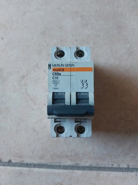 MAGNETOTERMICO MERLIN GERIN 2P 400V C60a C10 multi9 EUR 6,00 - PicClick IT