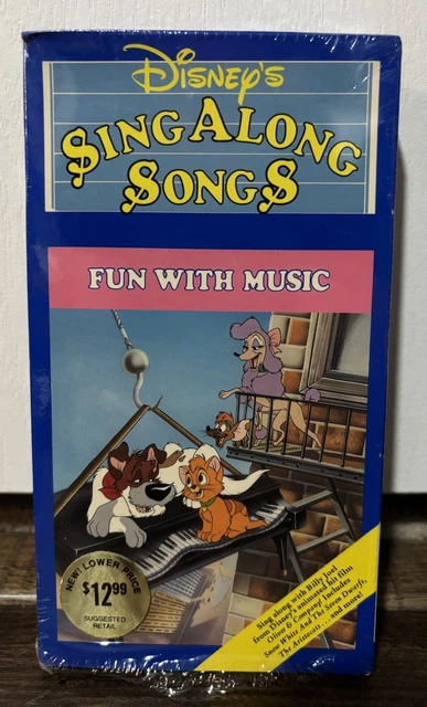 DISNEY'S SING ALONG Songs: Oliver & Company: Fun With Music VHS 1989 ...