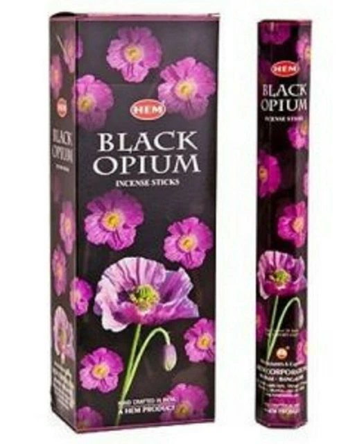 HEM 360 X Incense Sticks Black Opium Premium Aroma Scents Home ...