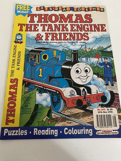 VINTAGE THOMAS THE Tank Engine & Friends Magazine 25th Nov 1998 Issue ...
