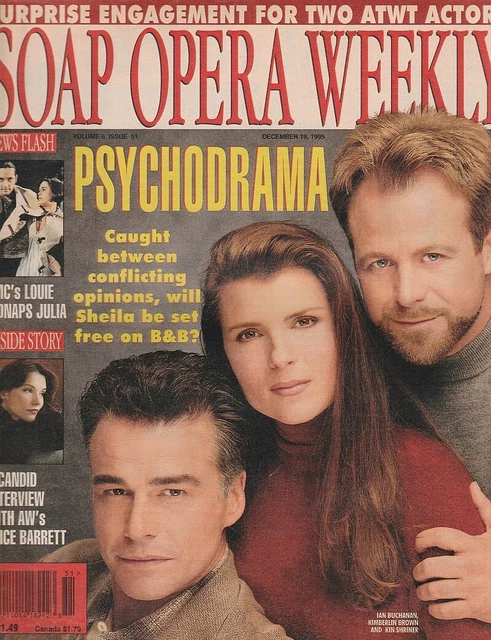 SOAP OPERA WEEKLY Dec 19 1995 IAN BUCHANAN-KIMBERLIN BROWN-KIN SHRINER ...
