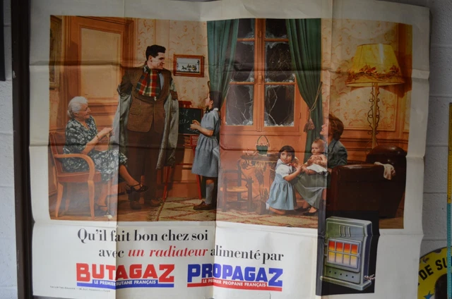 AFFICHE PUB : BUTAGAZ PROPAGAZ Qu'il fait bon chez soi avec un ...