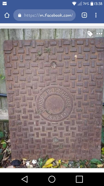 MANHOLE DRAIN COVER cast iron large dudley Brickhouse group £40.00 ...