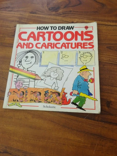 **HOW TO DRAW Cartoons & Caricatures**Retro/Vintage Book** £2.99 ...