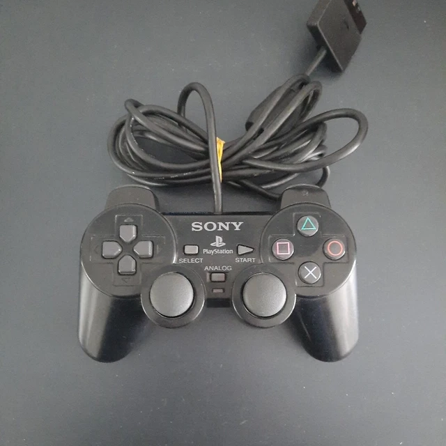 MANETTE PS2 SONY PlayStation 2 Dualshock 2 Noire SCPH-10010 Vintage ...