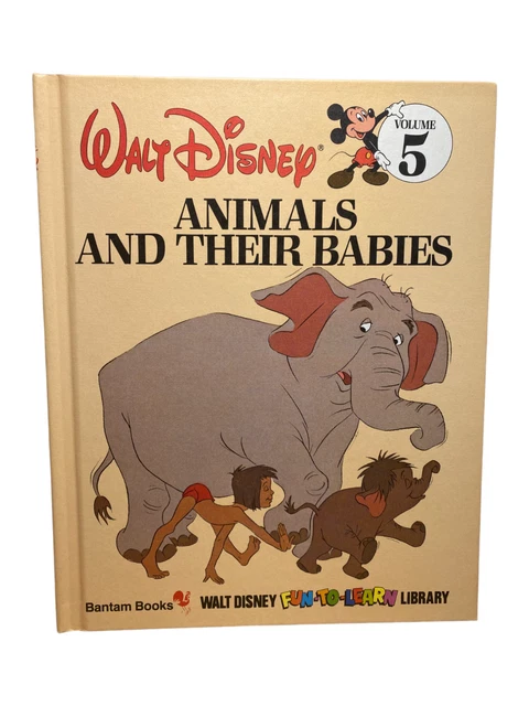ANIMALS AND THEIR Babies (Walt Disney Fun to Learn Library Volume 5 ...