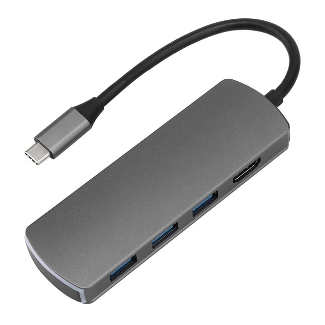 8 IN 1 Docking Station TypeC To Hub With PD Charging Light OBF EUR 28 ...