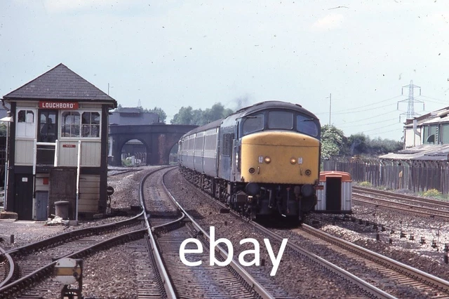 ORIGINAL 35MM RAILWAY SLIDE BR DIESEL 45116 AT LOUGHBOROUGH in JUNE ...