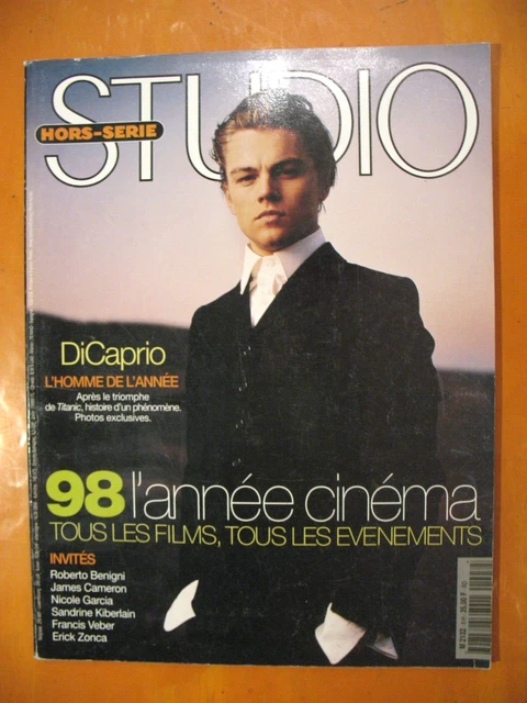 STUDIO MAGAZINE N° 8 HS de 1998-DiCaprio, l'homme de l'année. 98 l ...