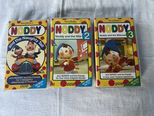 VHS TAPES NODDY Bundle, Naughty Tail, Noddy and the Kite, Noddy and the ...