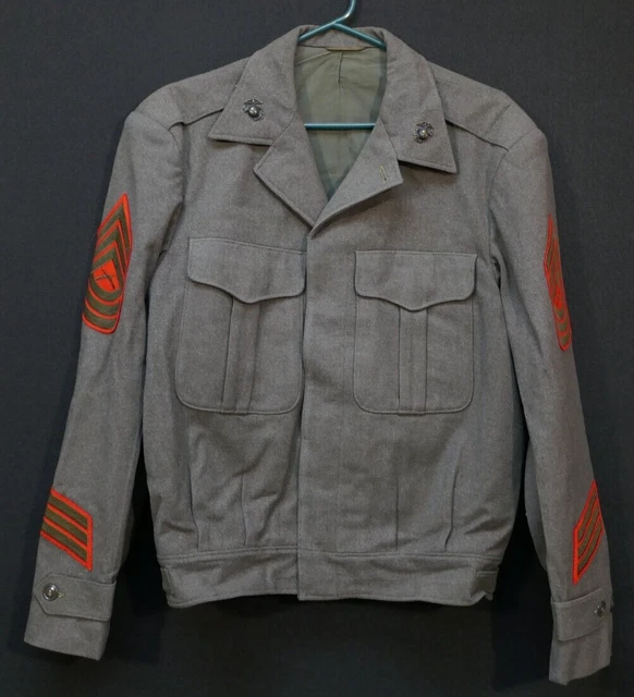 COLD WAR USMC Marine Corps MSG Vandergrift Jacket WWII Korea Vietnam, W ...