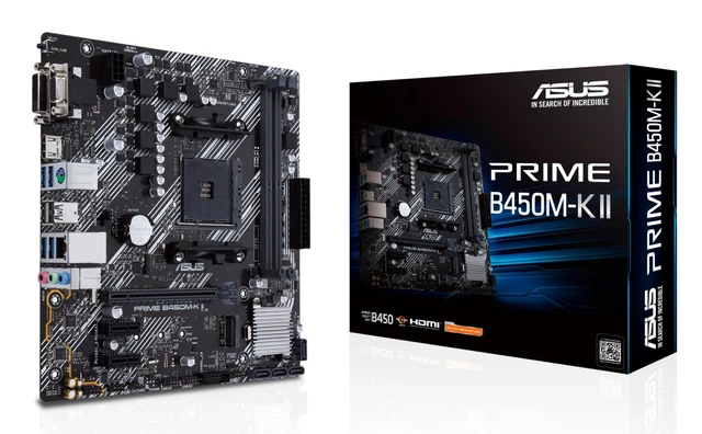 ASUS PRIME B450M-K II AMD B450 Socket AM4 micro ATX £54.99 - PicClick UK