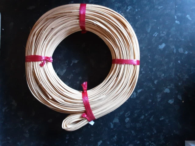 LAPPING CANE NATURAL 5mm wide (Rattan Flat Oval Core) Unopened, 500g £ ...