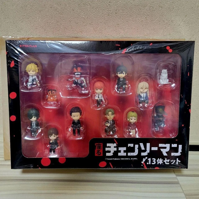 SITTING CHAINSAW MAN figure 13 Set Denji Makima Pochita Power Aki ...