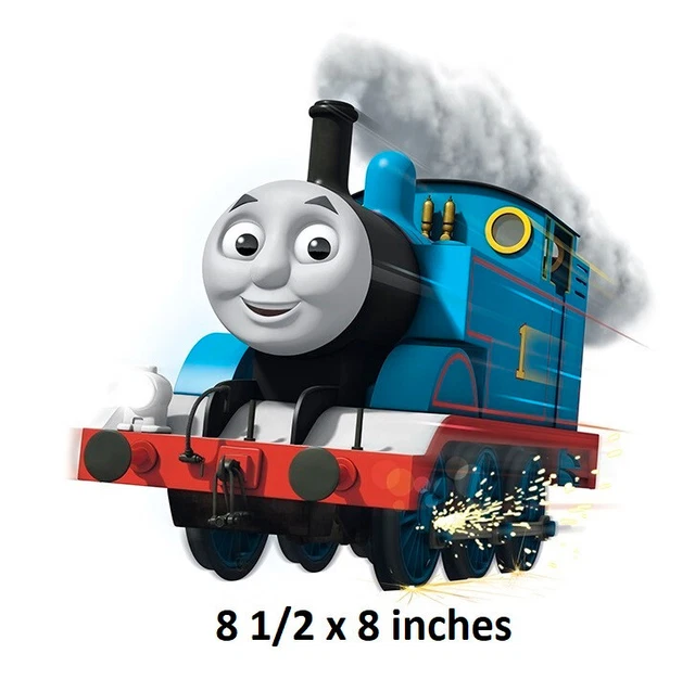 THOMAS THE TANK Engine Wall Decal Blue No. 1 & Friends Train Sticker ...