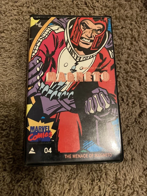 VINTAGE VHS MARVEL Fantastic Four vs. Magneto / The Menace Of Magneto ...