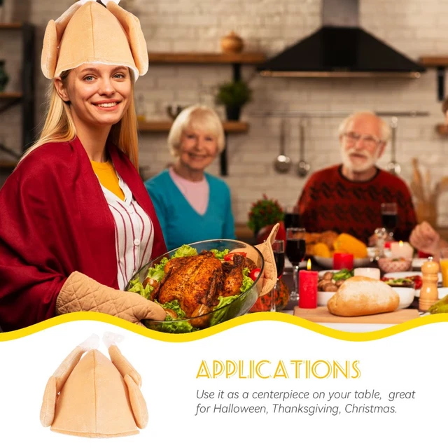 TURKEY HAT FUNNY Turkey Hat Headwear Headdress for Thanksgiving Day ...