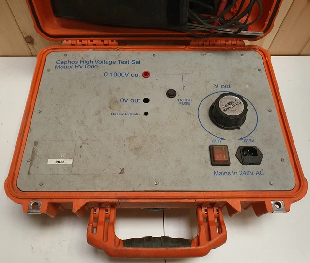 CEPHOS HIGH VOLTAGE Test Set HV1000 £699.00 - PicClick UK