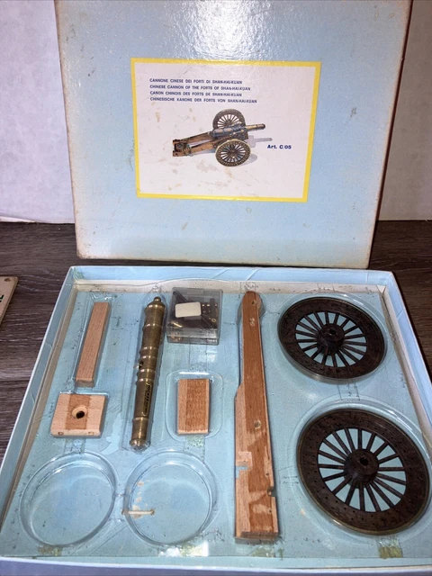 VINTAGE POCHER CANNONS Model Kit - Art. K/05 C/05 Chinese Atrtillery ...