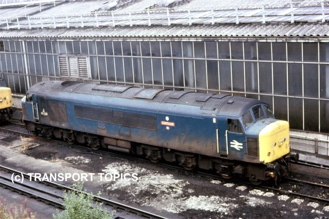 DIESEL RAILWAY PHOTO CLASS 45 Peak No 45128 CENTAUR Tinsley Aug 88 £1. ...