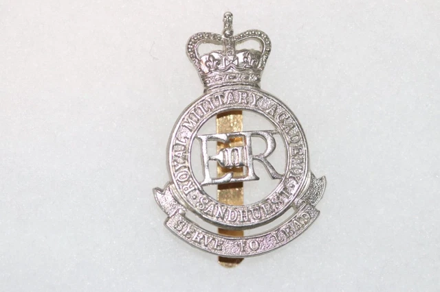 BRITISH ARMY METAL Cap Badge Royal Military Academy Sandhurst Rmas £8. ...