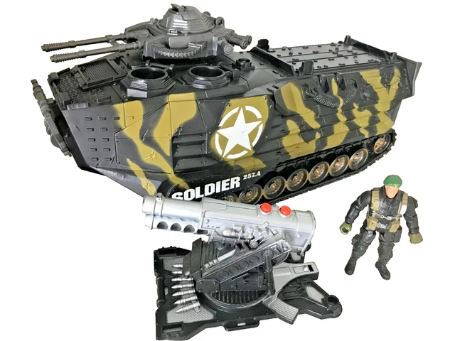 CHAP MEI SOLDIER force TANK AMPHIBIOUS CHAR L36 cm genre GI JOE figure ...
