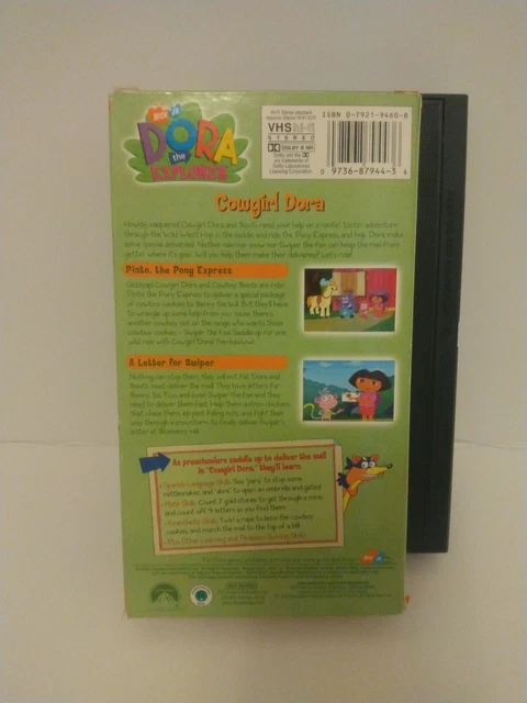 Dora The Explorer Cowgirl Dora Vhs Video Tape 2003 Nick Jr Nickelodeon Eur 6 86 Picclick Fr